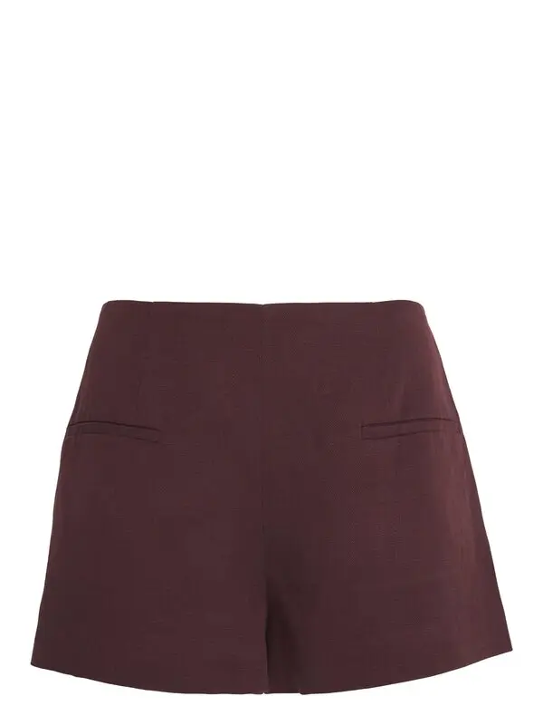 Faithfull The Brand Florine Tailored Shorts - Brown
