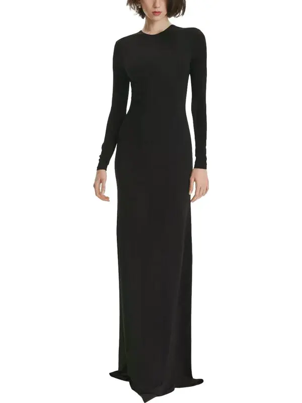 2310 STUDIO Long-sleeve Maxi Dress - Black