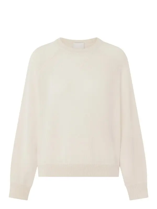 ALLUDE Wool And Cashmere-blend Sweater - Neutrals