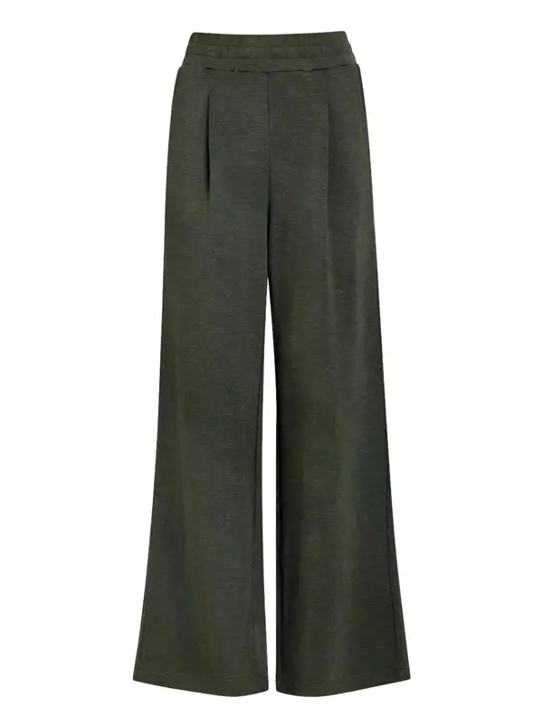 Varley Pleated-front Palazzo Pants - Green