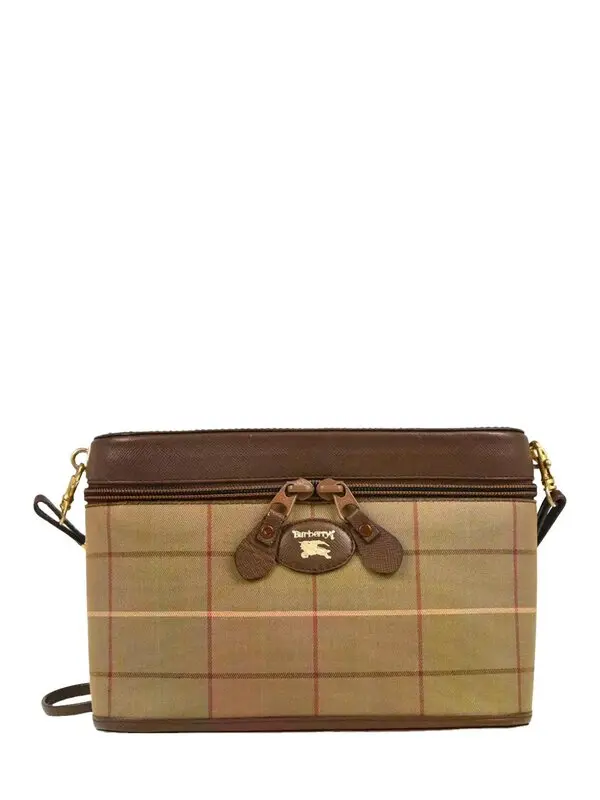 Burberry 1990-2000s Check Shoulder Bag - Neutrals