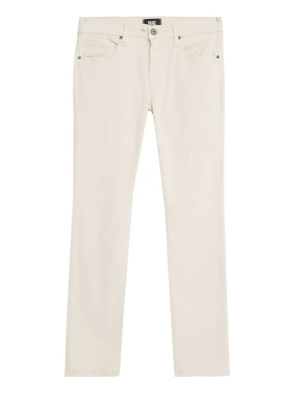 Paige Federal Slim-straight Jeans - Pale Silvr