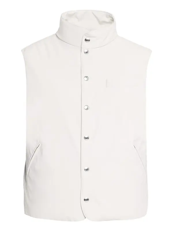 Brunello Cucinelli Nylon Down Vest - Milk