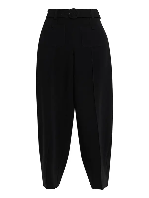 Cinq À Sept Renea Belted Tapered Pants - Black