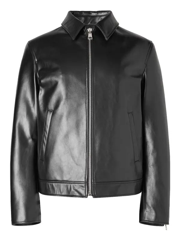 Givenchy Leather Padded Jacket - Black