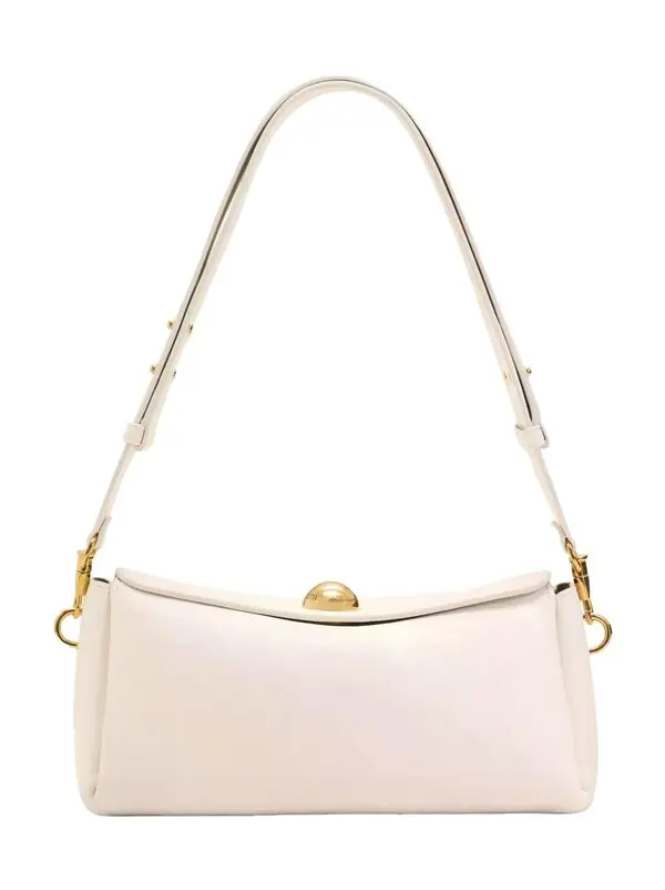 Ami Carrousel Mini Leather Shoulder Bag - Neutrals