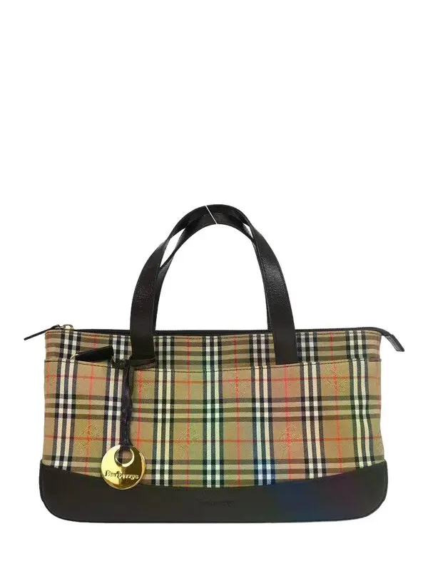 Burberry 1990-2000s Check Tote Bag - Neutrals