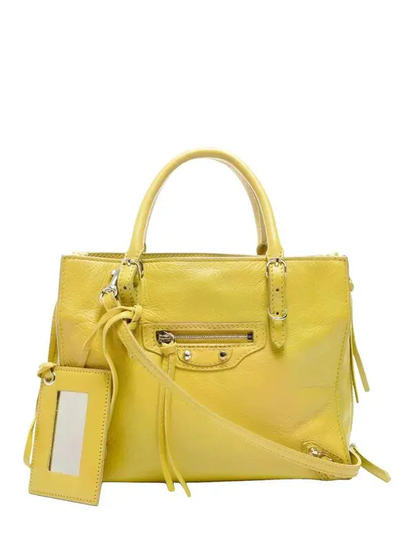 Balenciaga Mini Paper Shoulder Bag - Yellow