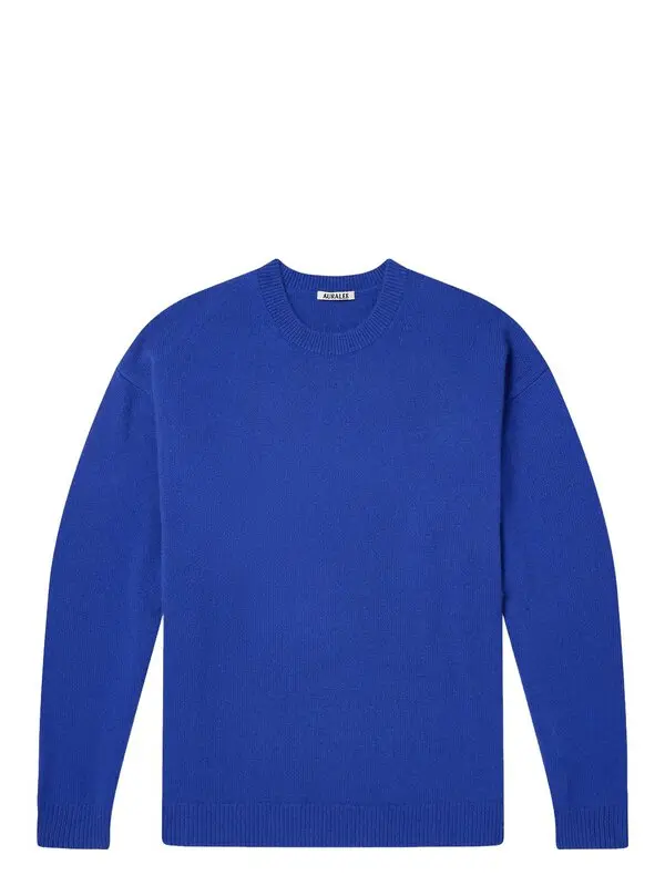 Auralee Cashmere Sweater - Blue