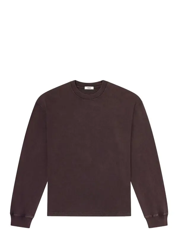 AGOLDE Asha Cotton-jersey T-shirt - Brown