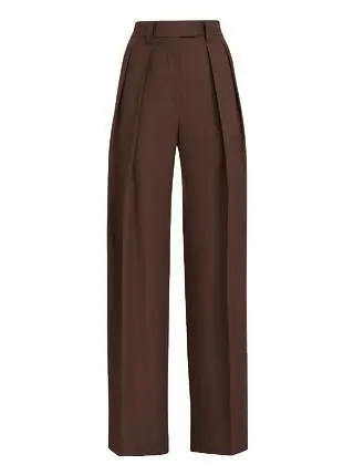 Brunello Cucinelli Sartorial Wide Trousers - Cocoa