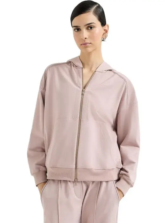Brunello Cucinelli Lightweight French Terry Sweatshirt - Pink