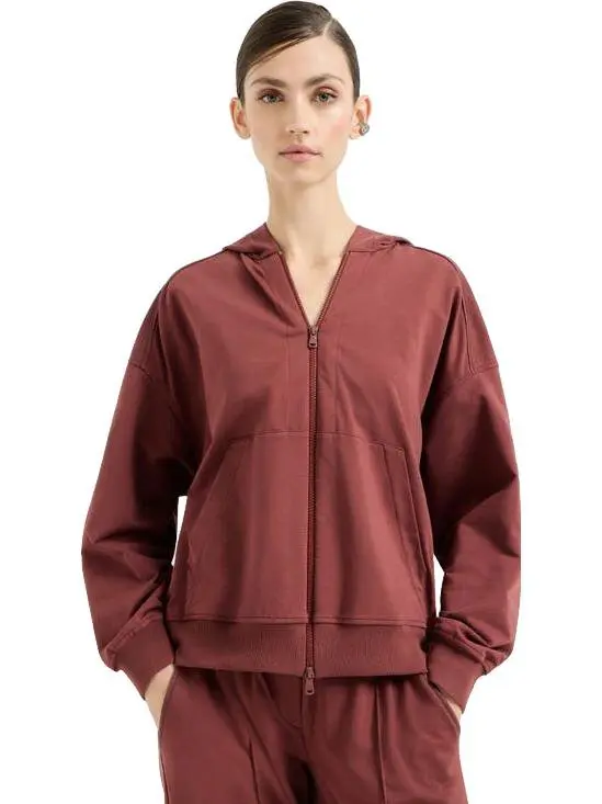 Brunello Cucinelli Lightweight French Terry Sweatshirt - Red