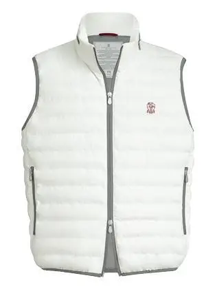 Brunello Cucinelli Nylon Down Vest - Off-white