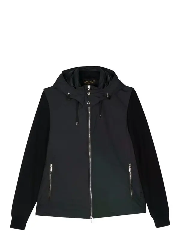 MOORER Detachable-sleeves Jacket - Blue
