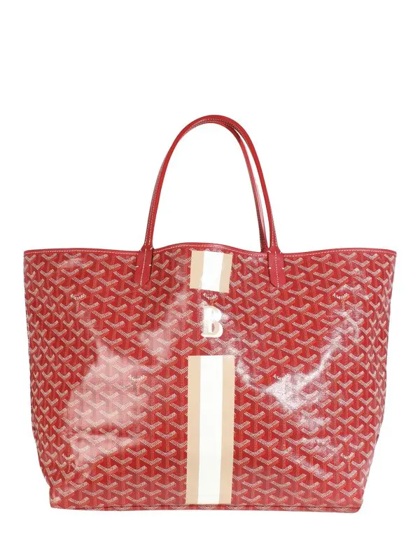 Goyard Goyardine Canvas Saint Louis Gm - Red
