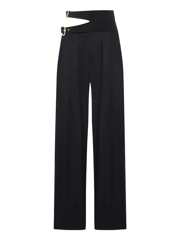 Chloé Classic High Waisted Pencil Trousers - Black