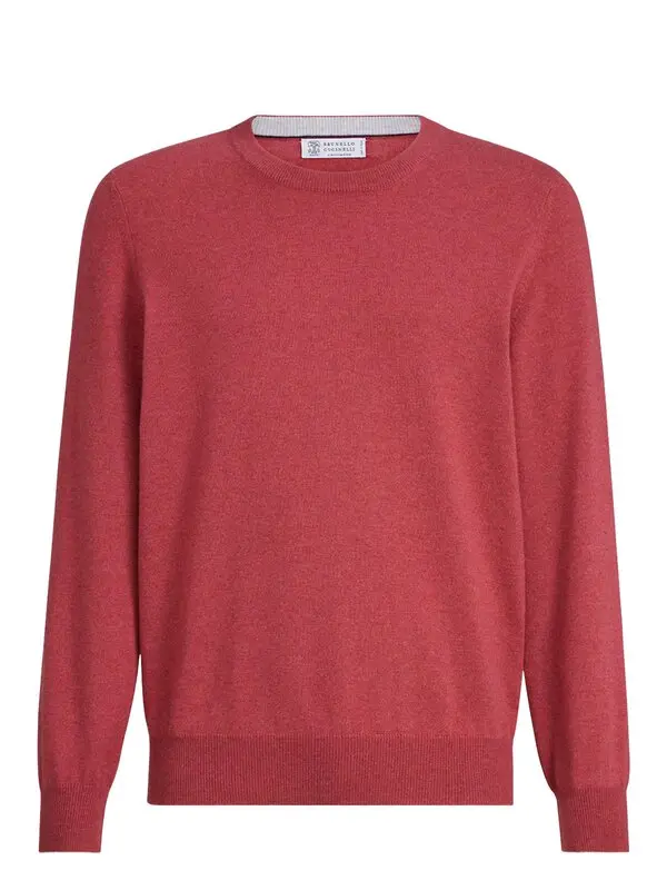 Brunello Cucinelli Cashmere Sweater - Red