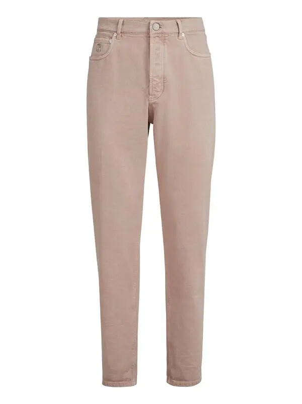 Brunello Cucinelli Iconic Straight Jeans - Beige