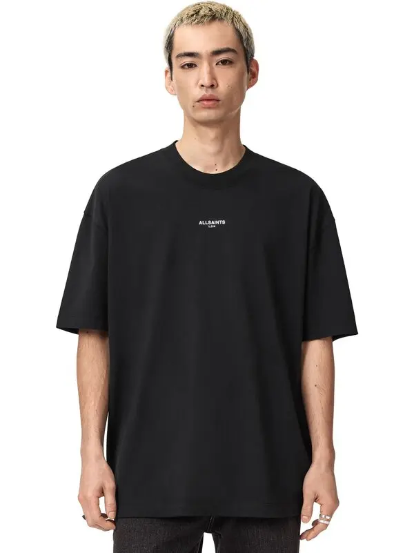 ALLSAINTS Mikro Oversized T-shirt - Black