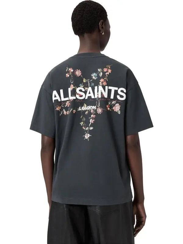ALLSAINTS Pentacle Etta T-shirt - Black