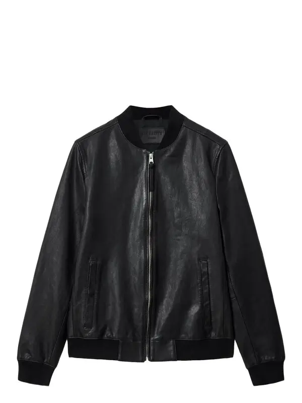 ALLSAINTS Morten Leather Bomber Jacket - Black