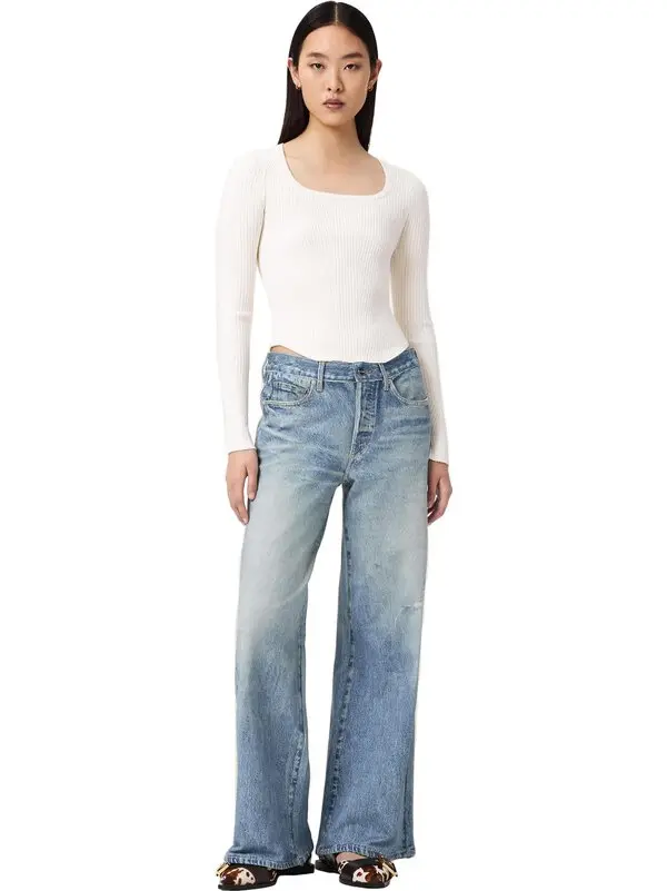 ALLSAINTS Kai Terry Tencel Pants - Illusion Indigo