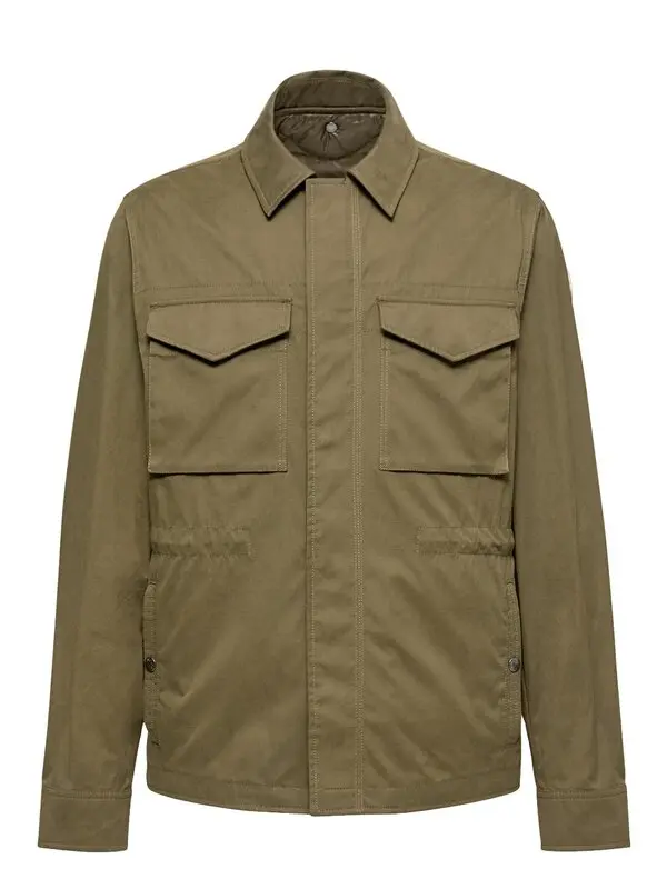 Moncler Roquille 3-in-1 Reversible Down Shirt Jacket - Green