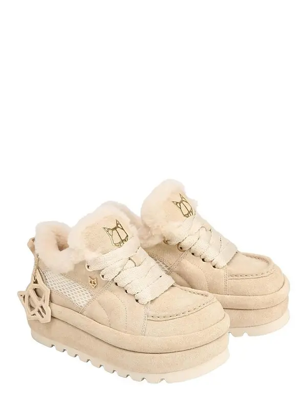 NAKED WOLFE Beau Sneakers - Beige