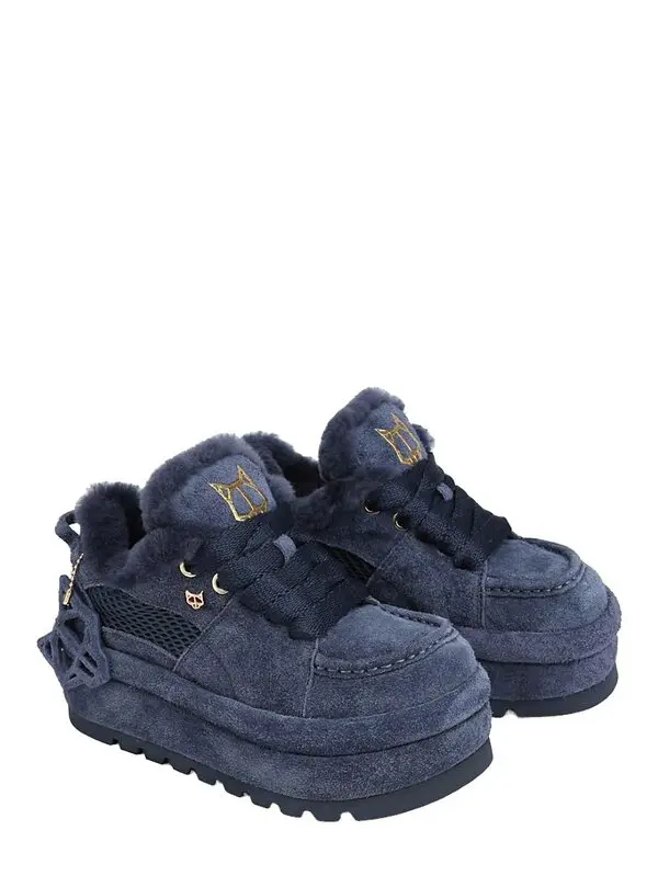 NAKED WOLFE Beau Sneakers - Blue