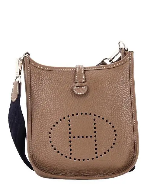 HERMES Tpm Evelyne Bag Gen Iii Clemence - Brown