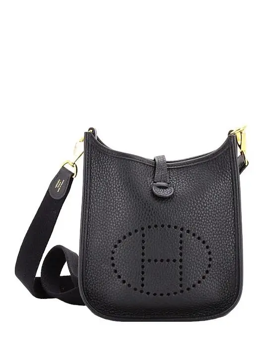 HERMES Tpm Evelyne Bag Gen Iii Clemence - Black