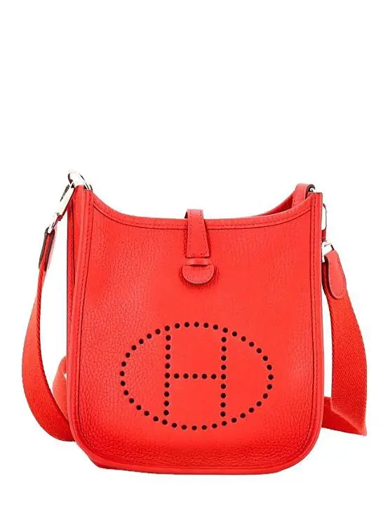 Hermès Tpm Evelyne Bag Gen Iii Clemence - Red