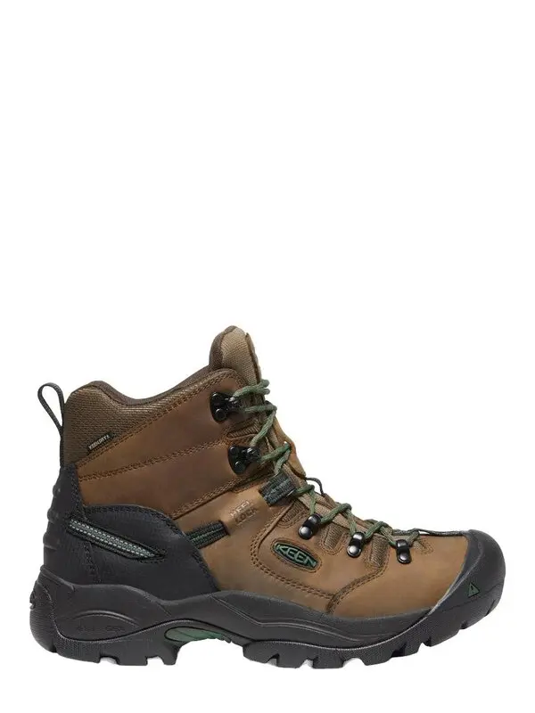 Keen Pittsburgh Energy 6" Waterproof Soft Toe Boots - Cascade Brown/greener Pastures
