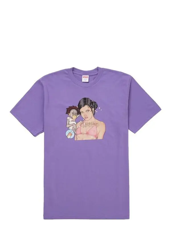 Supreme Angel Tee Shirt - Purple