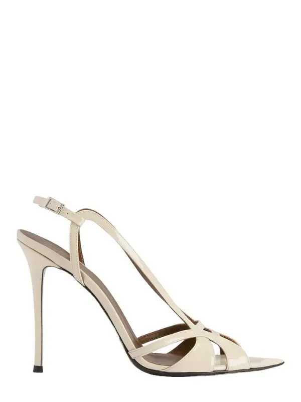 GIUSEPPE ZANOTTI Intriigo Zoe 105 Leather Sandals - Gold