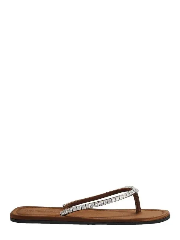 GIUSEPPE ZANOTTI Hatsumomo Thong Sandals - Brown