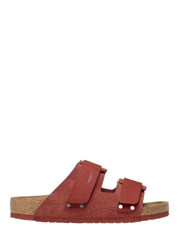 BIRKENSTOCK Uji Nubuck Sandals - Sienna Red
