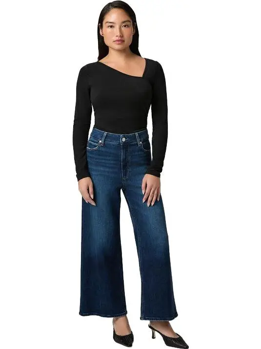 Paige Anessa Petite Wide Leg Jean - Denim