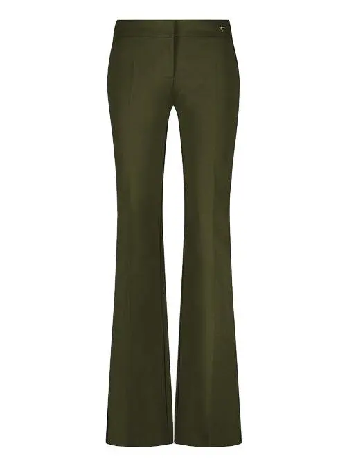CALLAS MILANO Jules Stretch Flare Trousers - Green
