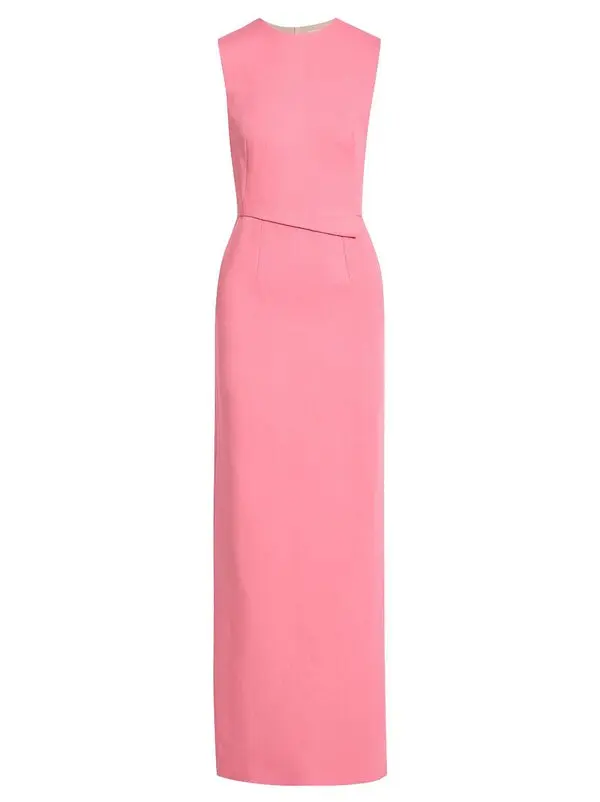 EMILIA WICKSTEAD Juulia Asymmetric Crepe Gown - Bubblegum