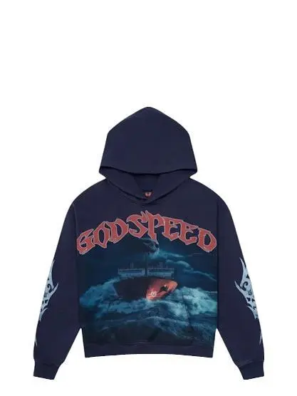 GODSPEED Seasick Hoodie - Navy Blue