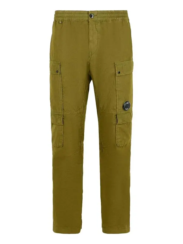 C.P. COMPANY Cargo Pants In Cotton - Green