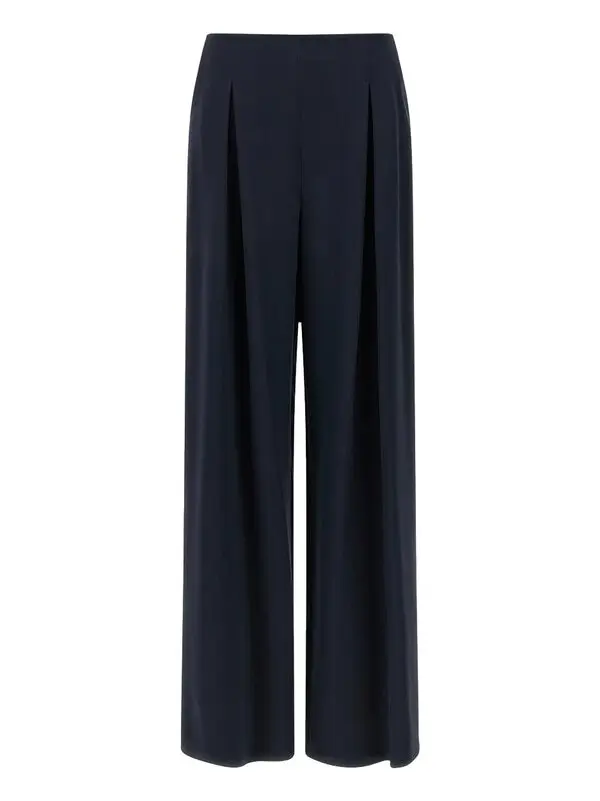 Max Mara Mxppalude' Silk Trousers - Blue