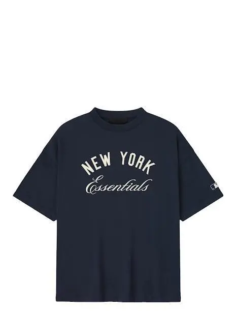 Fear Of God Essentials Yankees 90's Tee Shirt - Dark Sapphire