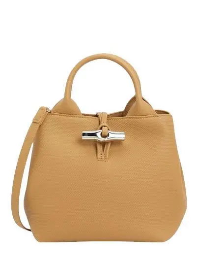 Longchamp Le Roseau S Tote - Camel