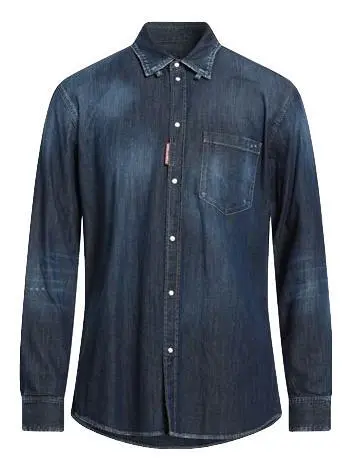 Dsquared2 Denim Shirt Size Cotton, Elastane - Blue