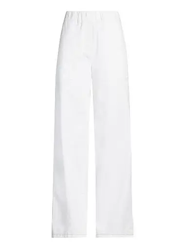 ALYSI Wide-leg Jeans - White