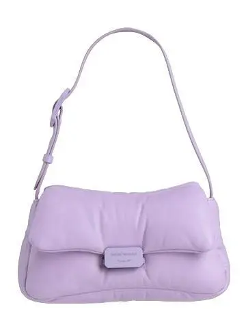 Emporio Armani Leather Baguette Bag - Purple