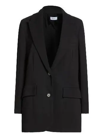 HOPPER Crepe Single-breasted Blazer - Black